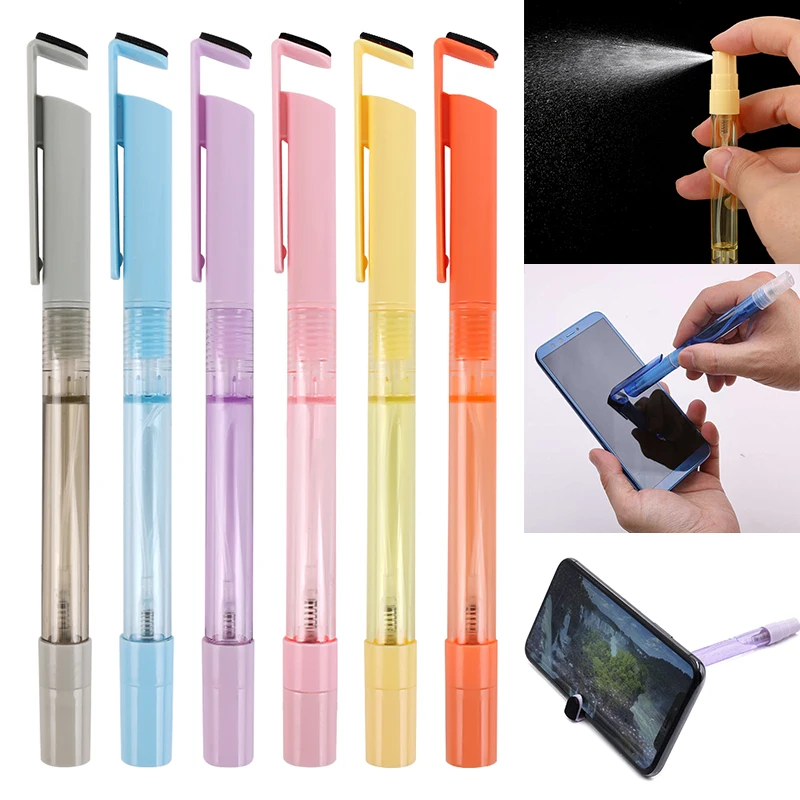 Spray-Gel-Pen-Sanitiser-0-5mm-Ballpoint-Pen-Phone-Holder-Plastic-Mini ...