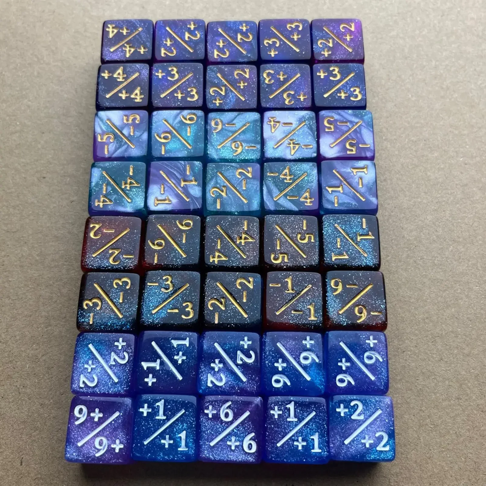 10-Pieces-6-Sided-Symbol-Dice-Board-Game-Props-Standard-Dice-Square ...