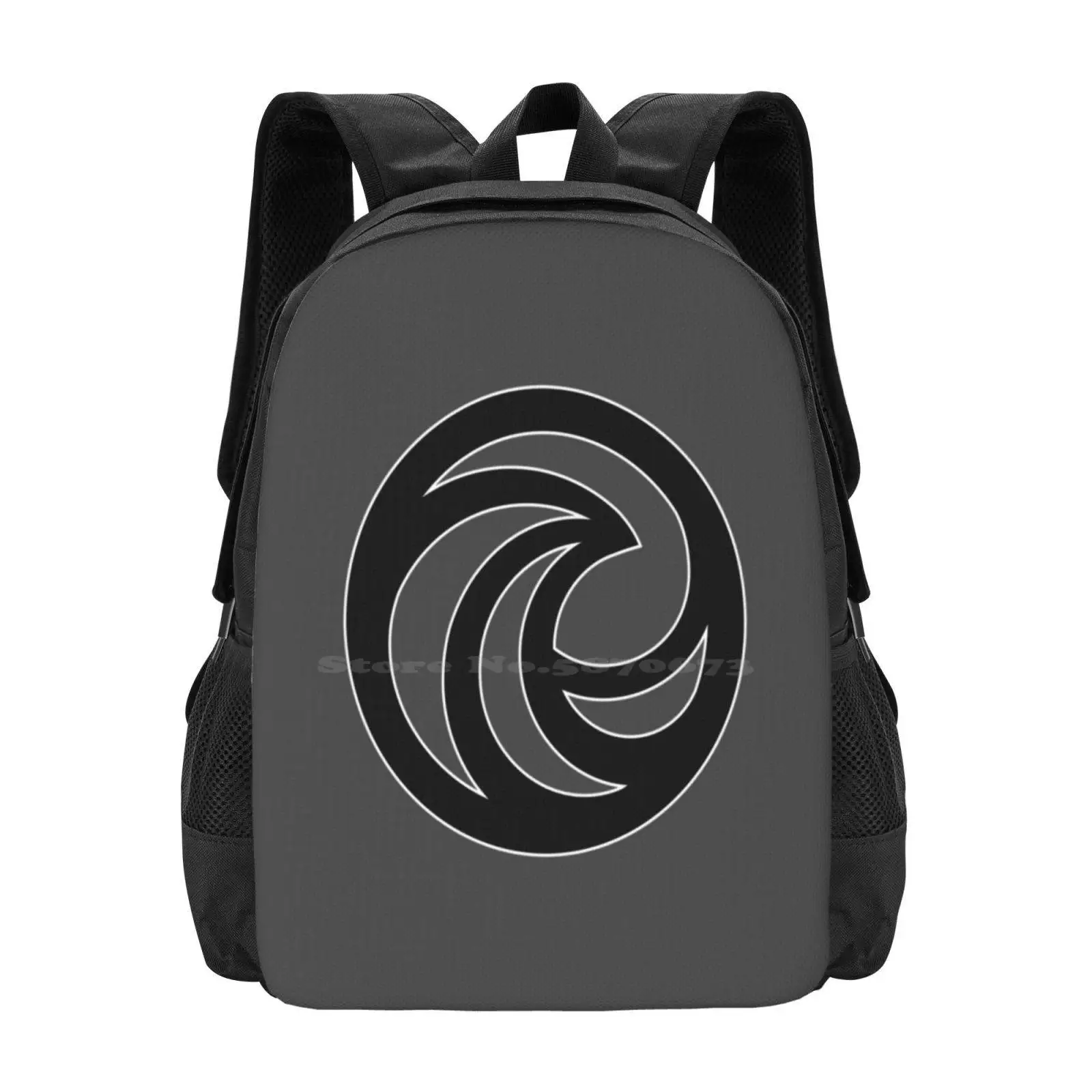 Core-Series-Wave-Black-Backpacks-For-School-Teenagers-Girls-Travel-Bags ...