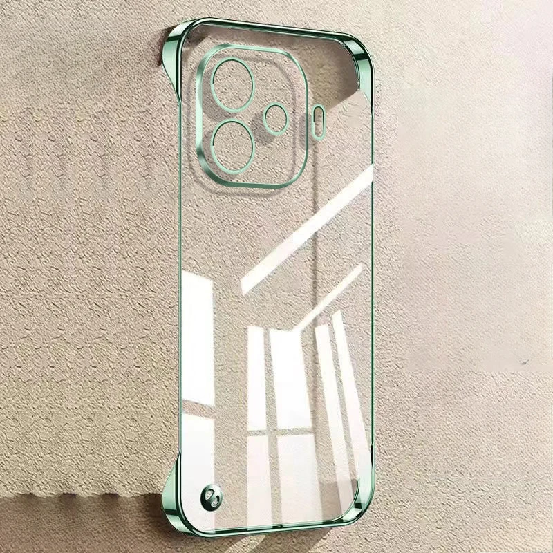 Electroplating-Frameless-Slim-Hard-PC-Case-For-Vivo-iQOO-Z9-Turbo-Plus ...