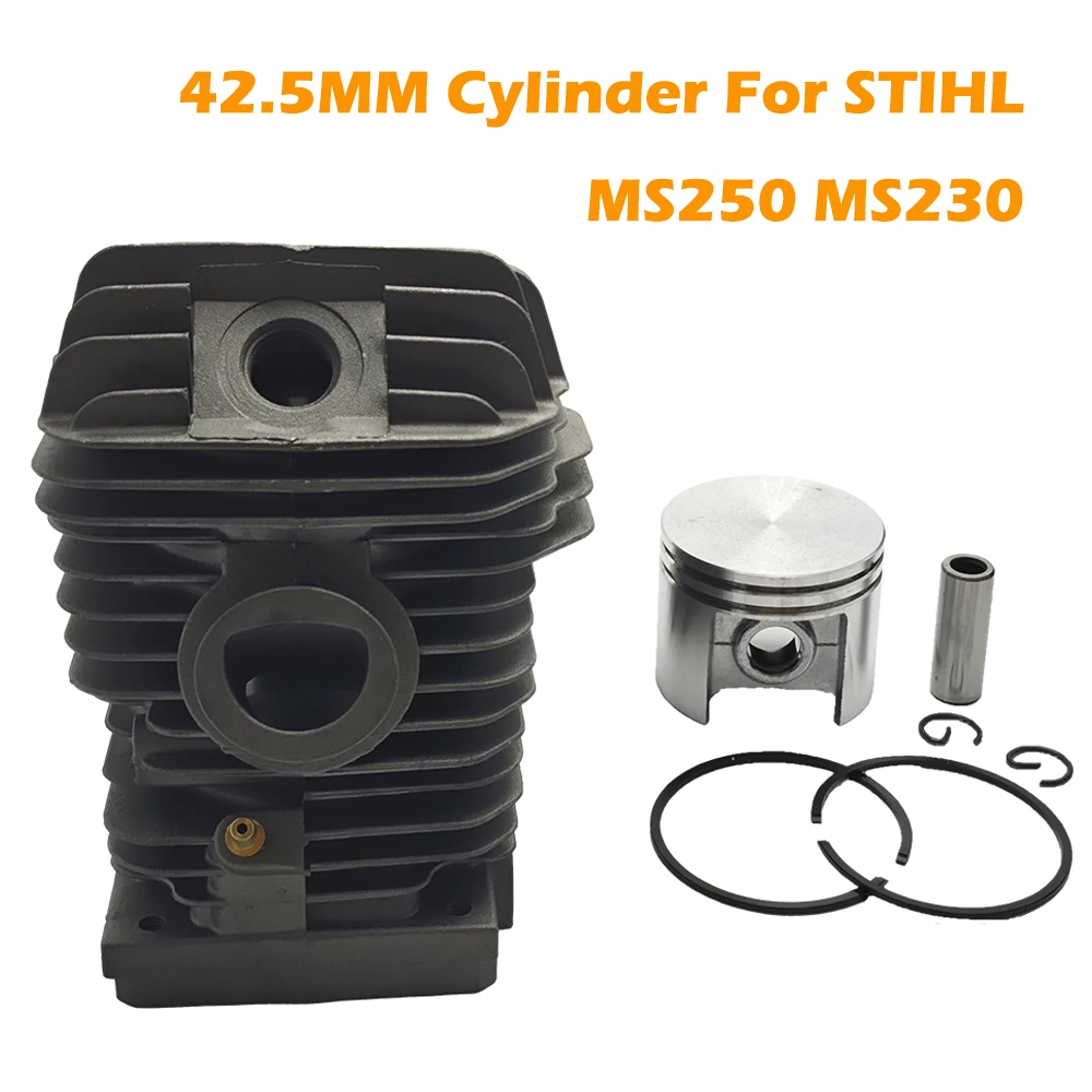 42.5MM Chainsaw Cylinder Piston Engine Motor Rebuild Kit for STIHL ...