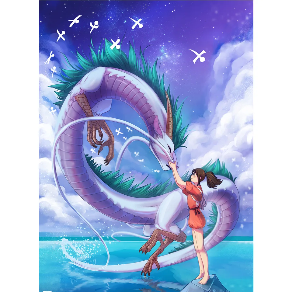 Spirited Away Haku Dragon Form Wallpaper