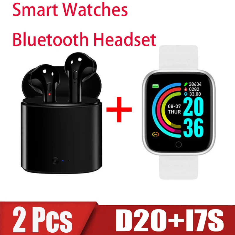 2PCS-Y68-Smartwatch-Bluetooth-Digital-Watch-for-men-and-women-i7S ...