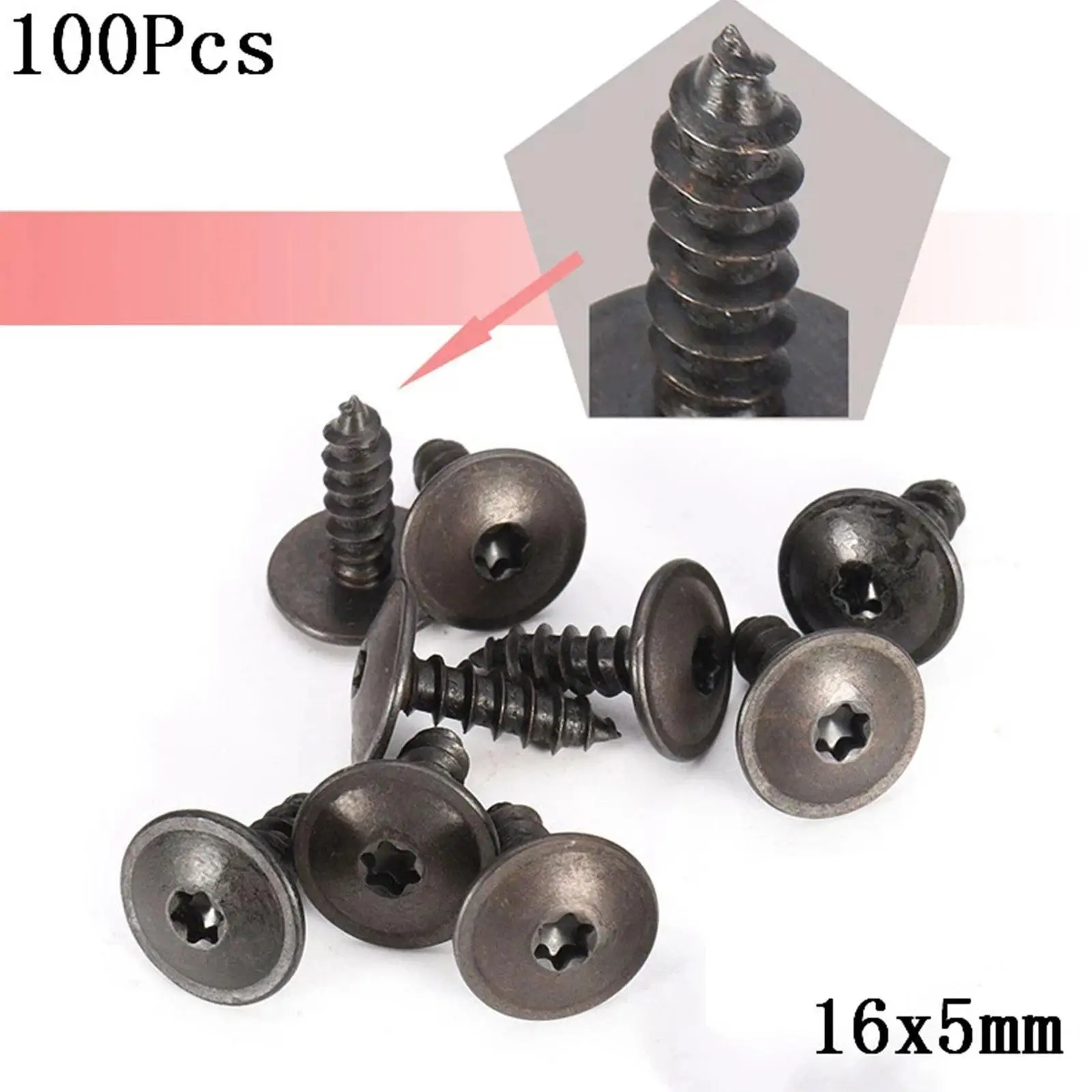 30-50-100pcs-Self-tapping-Screws-Universal-For-VW-For-Audi-Fastener ...