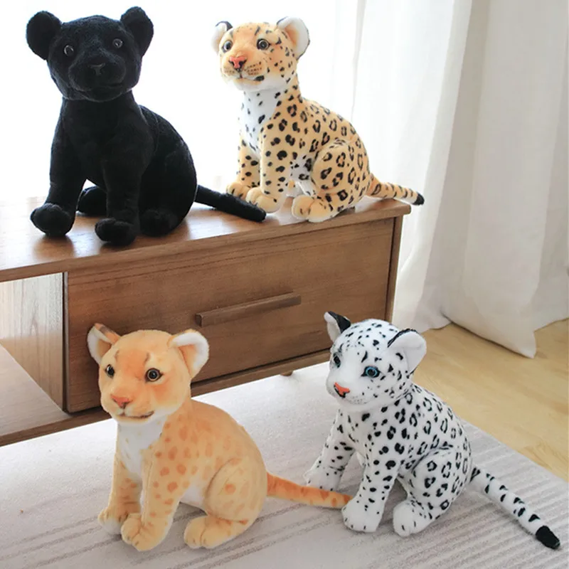 New-Animal-Doll-Lifelike-Leopard-Lion-Plush-Realistic-Plushie-Panther-Toy-Baby-Soft-Pillow-Gifts ...