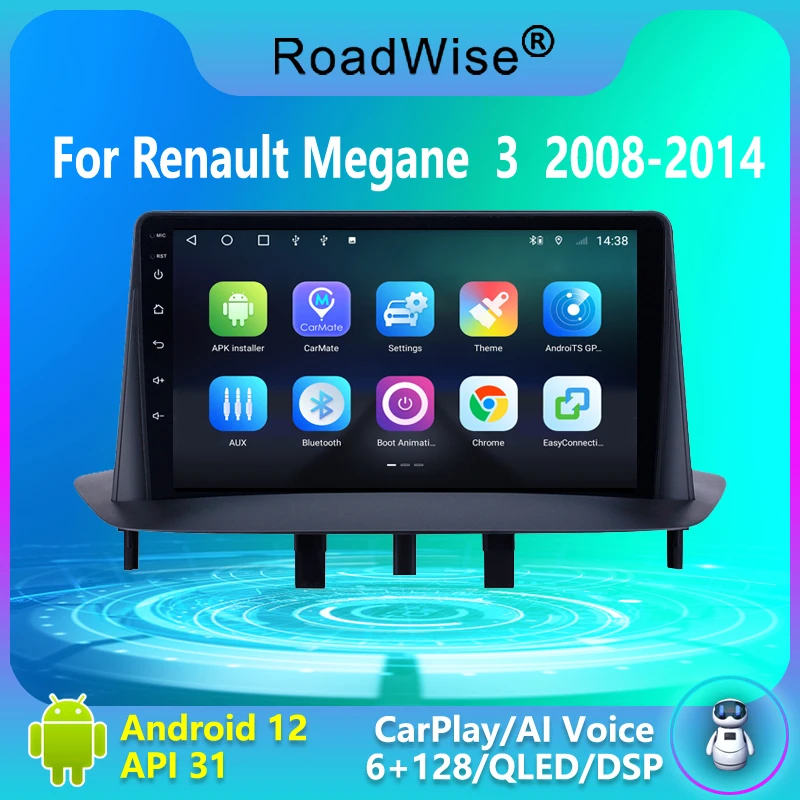 8-256-Renault-Megane-3-Fluence-i-in-Android-12-araba-radyo-CarPlay-2008 ...