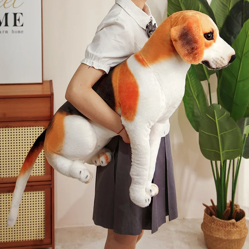 45-65M-Real-life-Beagle-Dog-Toy-Stuffed-Animal-Dog-Plush-Toys-Gift-Doll ...