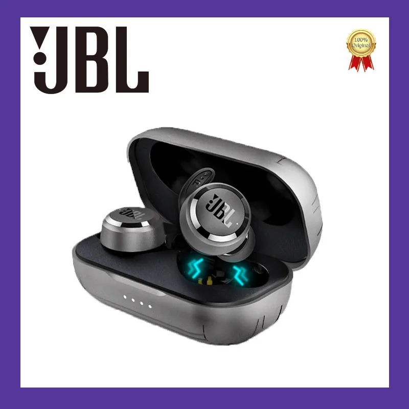 100% 오리지널 JBL T280 TWS 무선 블루투스 이어폰, 스포츠 이어 버드, 딥베이스 헤드폰, 방수 헤드셋, 충전 케이스 ...