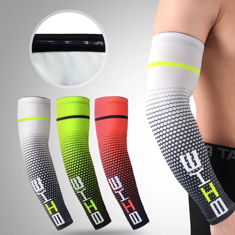 Summer Cooling Compression Arm Sleeves UV Sun Protection Cover Elastic ...