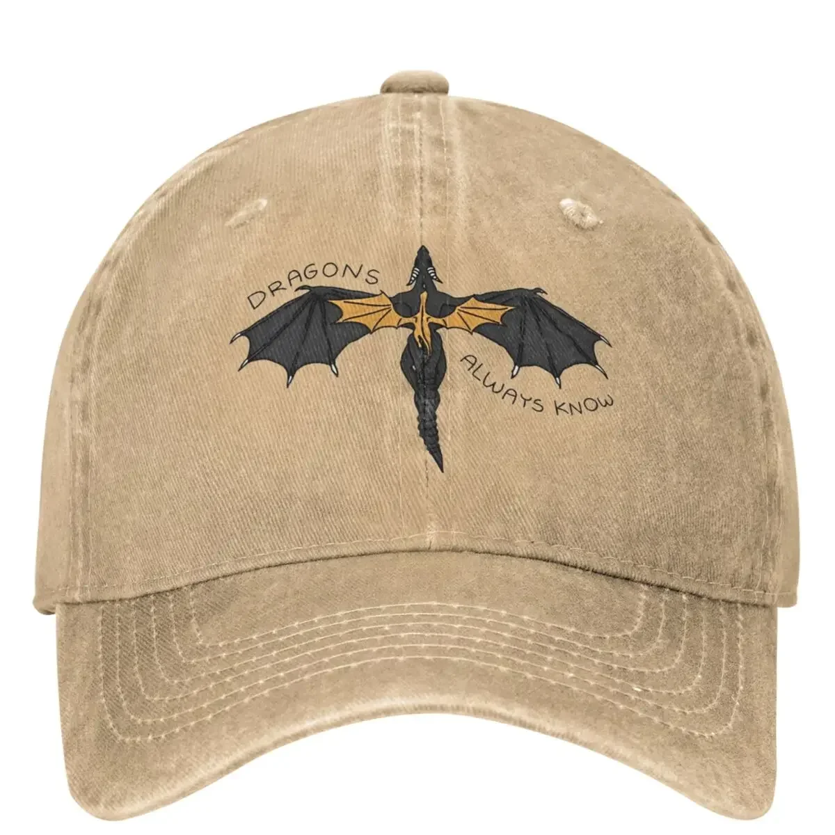 Fourth Wing Inspired Dragon Art Merch Men Women Baseball Caps ...