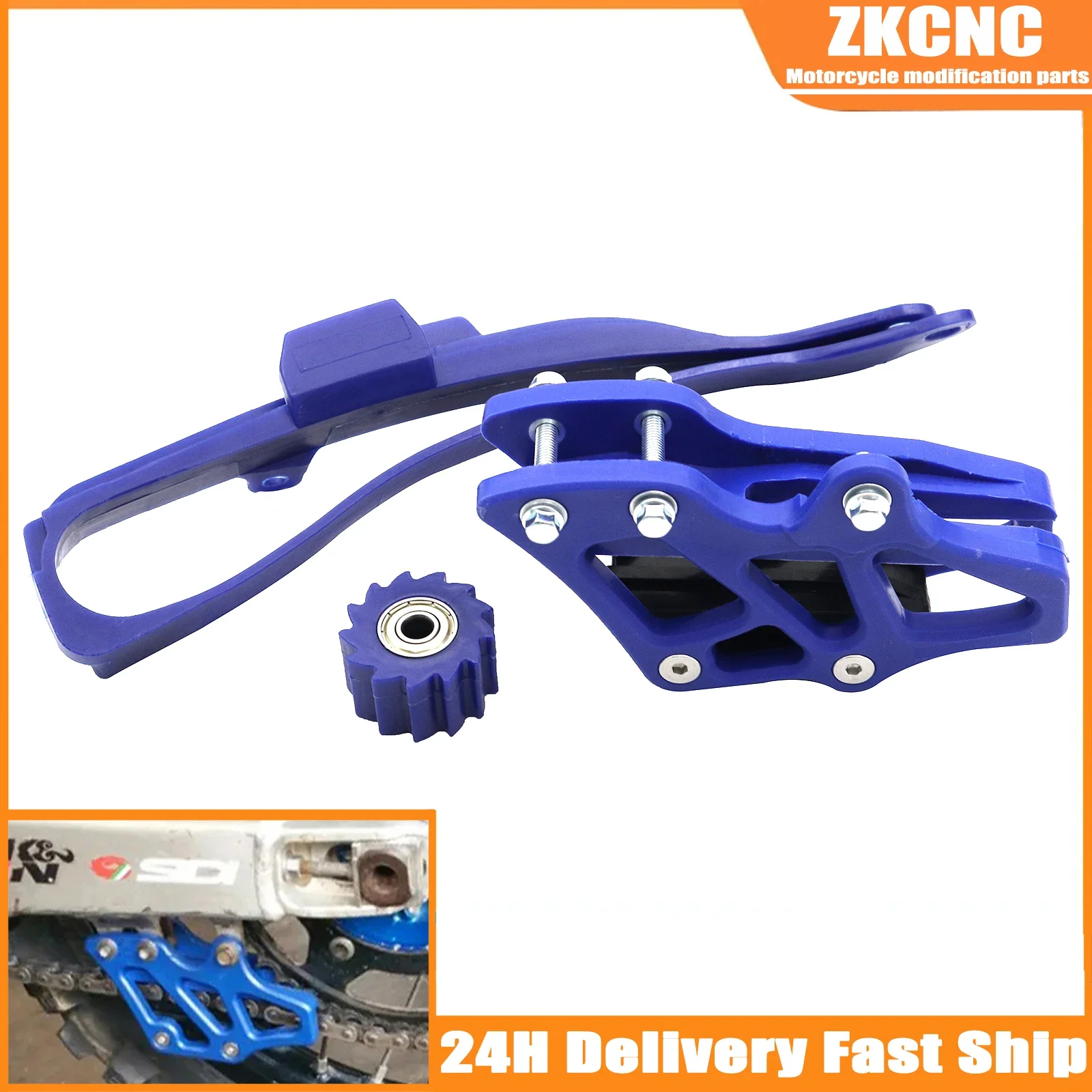 Motorcycle-Chain-Swingarm-Chain-Guide-Slider-Roller-For-Yamaha-YZ250F ...