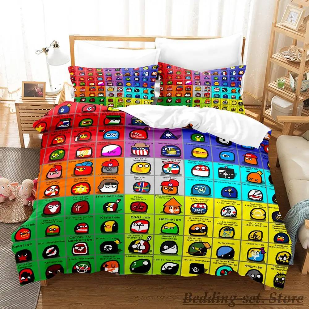 New-Countryball-Polandballs-Bedding-Set-Single-Twin-Full-Queen-King ...