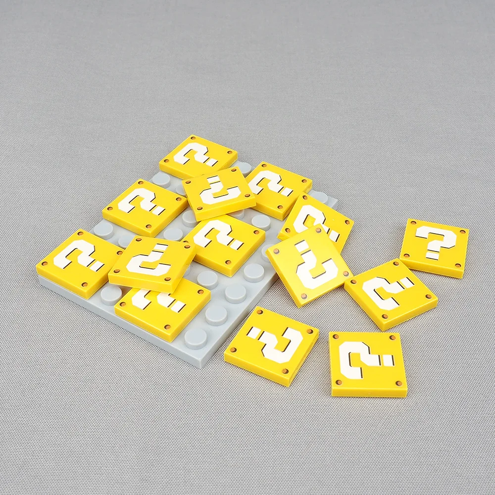 MOC 10PCS Question Mark 3068 2X2 Pattern Building Blocks Light Panel ...