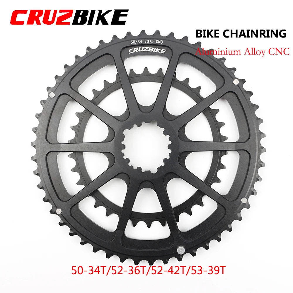 CRUZbike GXP Road Bike 50-34T 52-36T 52-42T 53-39T Chain Wheel Double ...