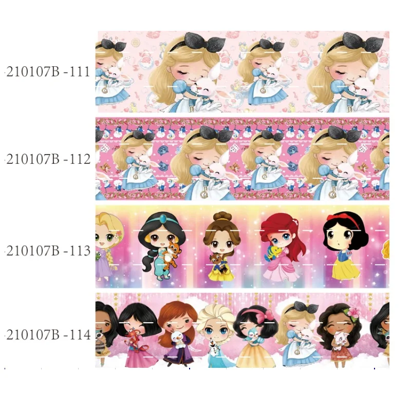 Disney-Baby-Princess-Cartoon-Grosgrain-Ribbon-22mm-Printed-for-Hairbows ...