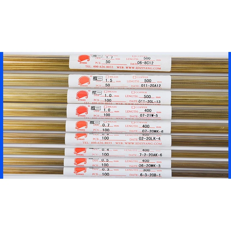 100pcs Brass tube,OD0.4-1.0mm L=500mm,Drill pipe ,electrode pipe ...