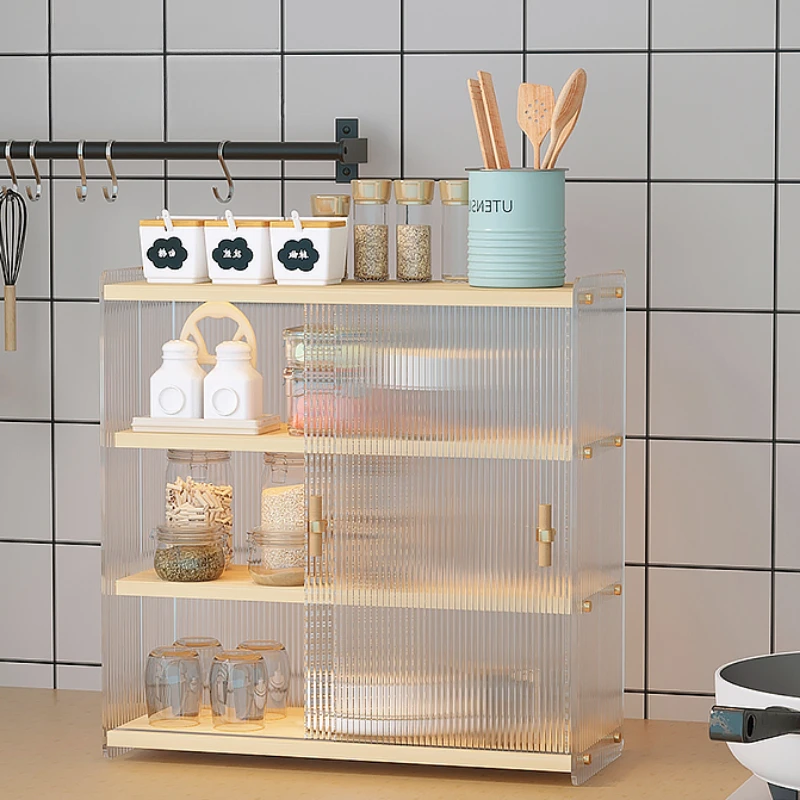 Japanese-Style-Sideboard-with-Kitchen-Storage-Cabinet-Desktop-Organizer ...