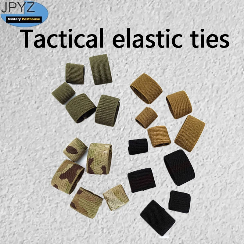 5PCS-Tactical-Belt-Backpack-Accessories-Elastic-Webbing-Multifunctional ...