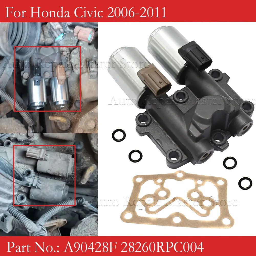 Junta-y-solenoide-lineal-Dual-para-Honda-Civic-piezas-de-autom-viles ...