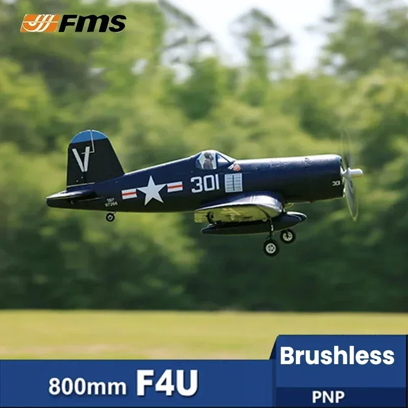 FMS-Airplane-800mm-F4U-Micro-Blue-PNP-Radio-Control-Warbird-Brushless ...