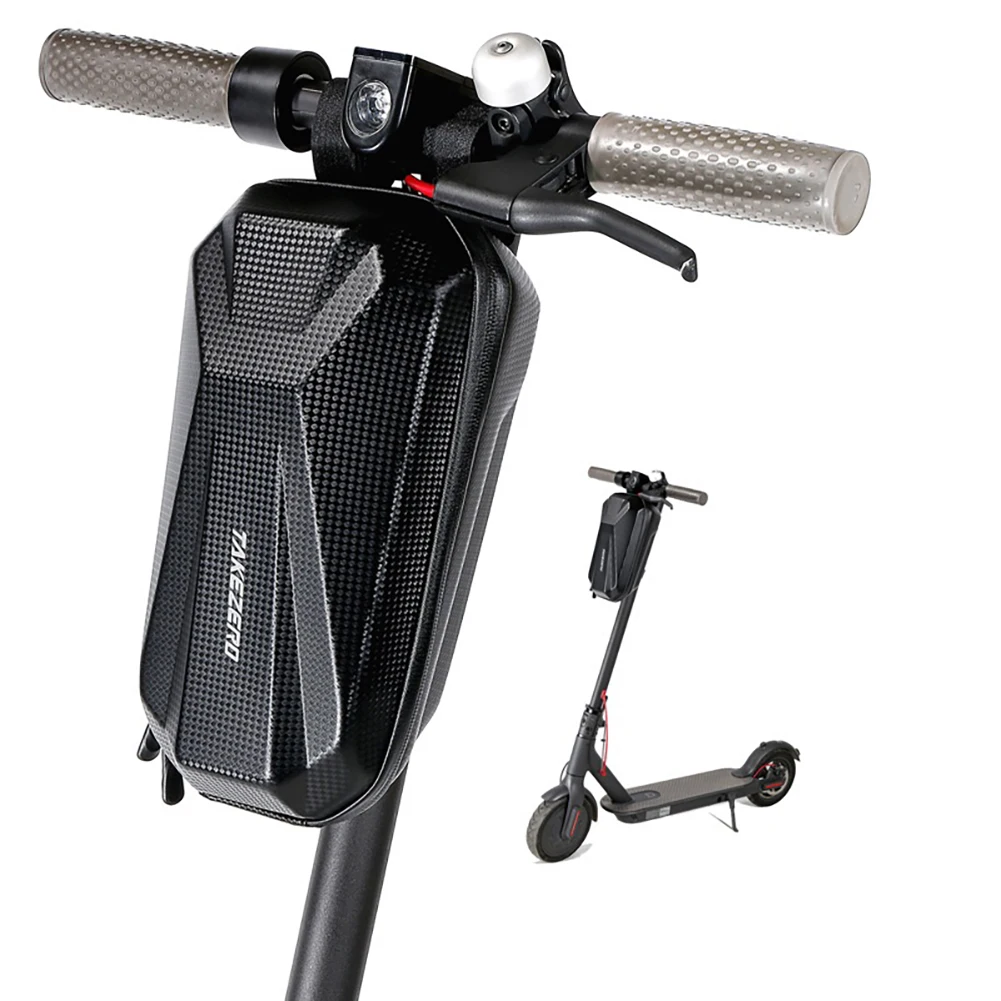 전기 스쿠터 보관 가방 하드 쉘 프론트 프레임 방수 자전거 헤드 핸들 가방 M365 프로 2 스쿠터 부품용 캐리 파우치