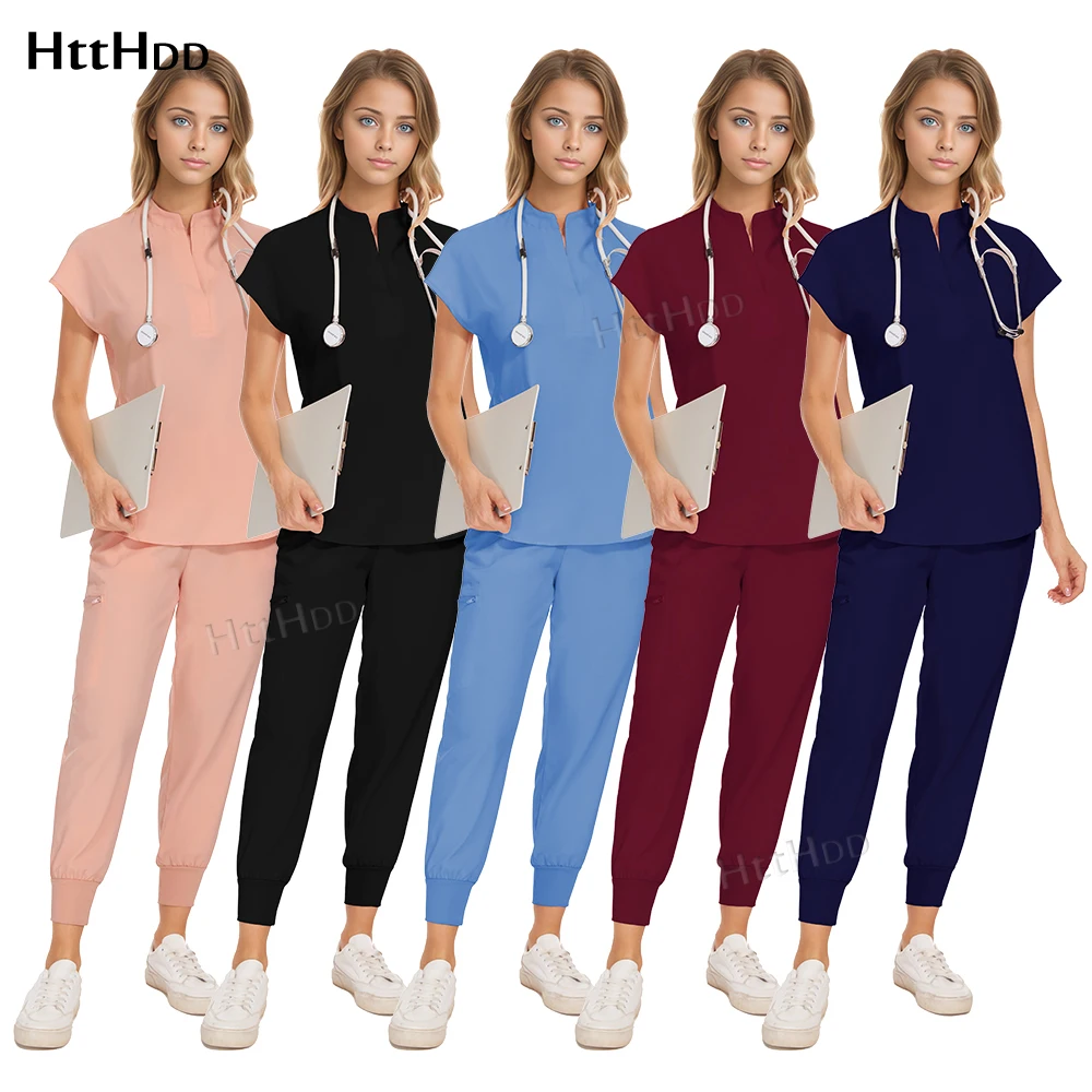 Wholesale-Nursing-Scrubs-Breathable-Nurse-Uniforms-Fashion-Medical ...