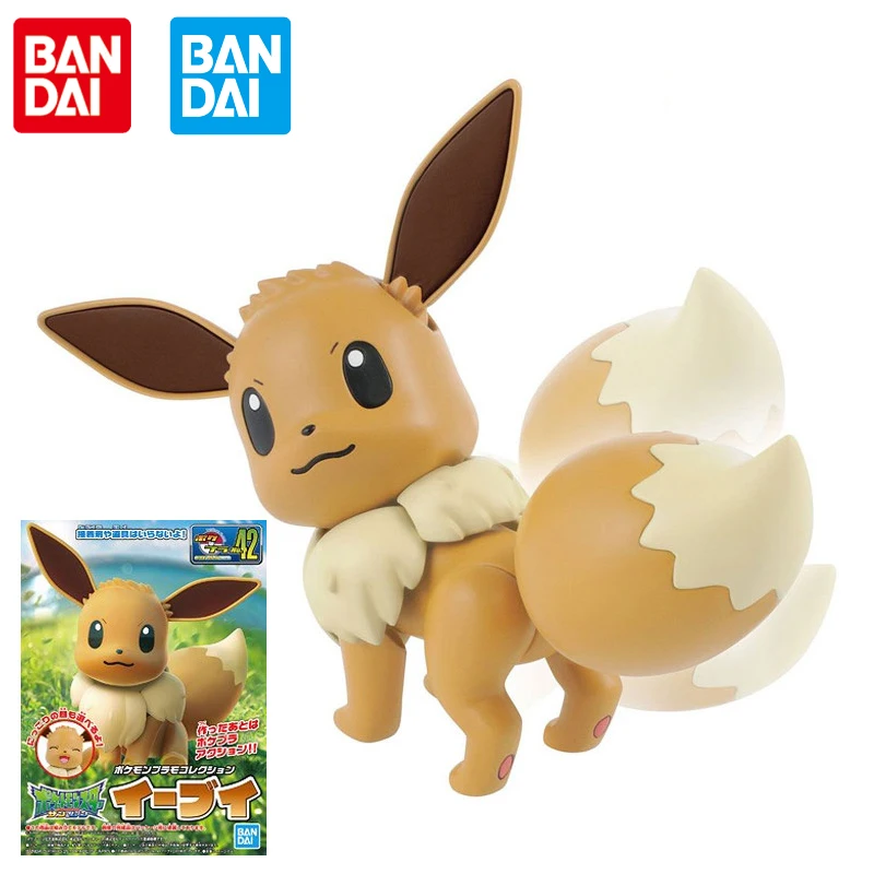 Original-Bandai-Hobby-Pokemon-Action-Figure-Eevee-42-Anime-Figure ...