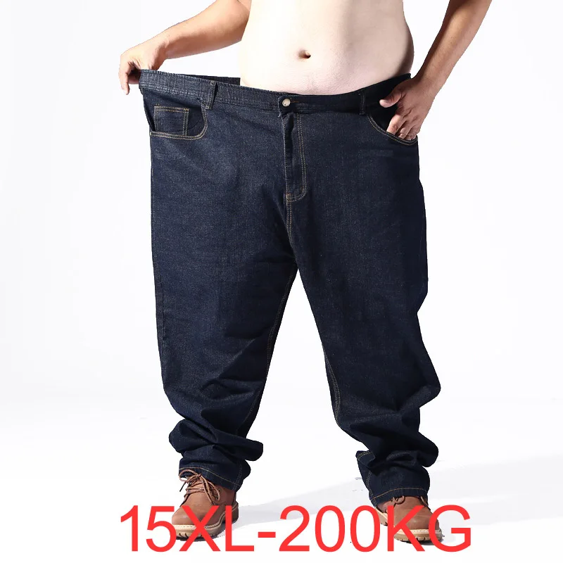 Large size men jeans 200KG plus size 10XL 13XL 14XL 15XL autumn and ...