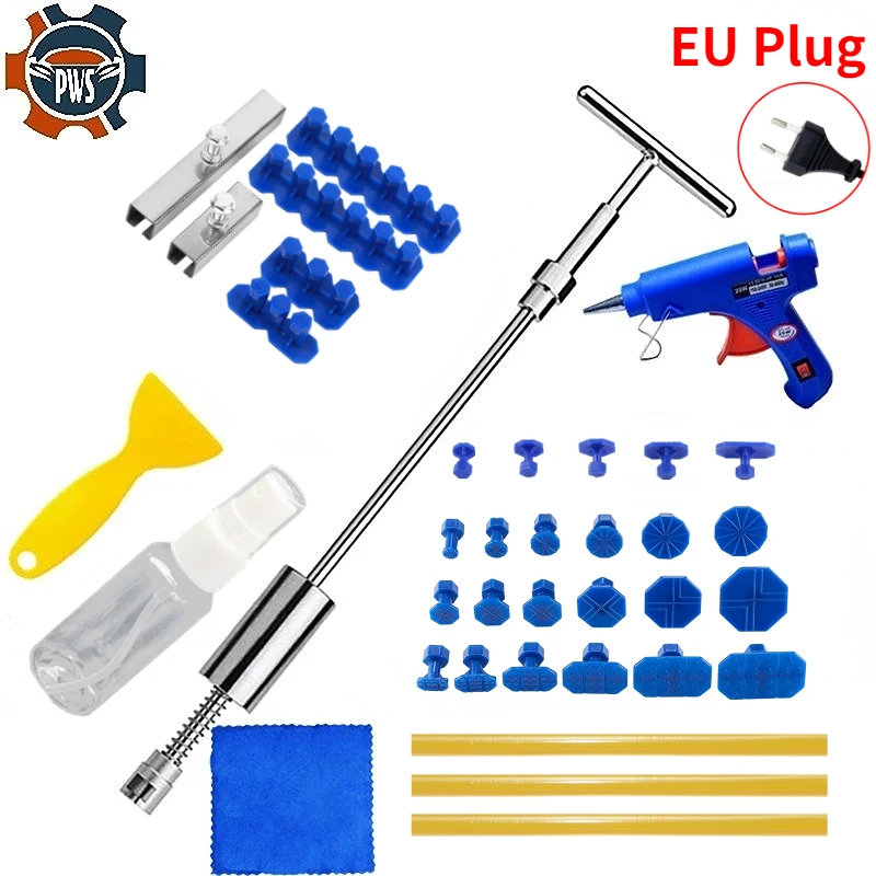 Car-Dent-Repair-Tools-Puller-Removal-Kit-EU-Plug-Slide-Hammer-Reverse ...