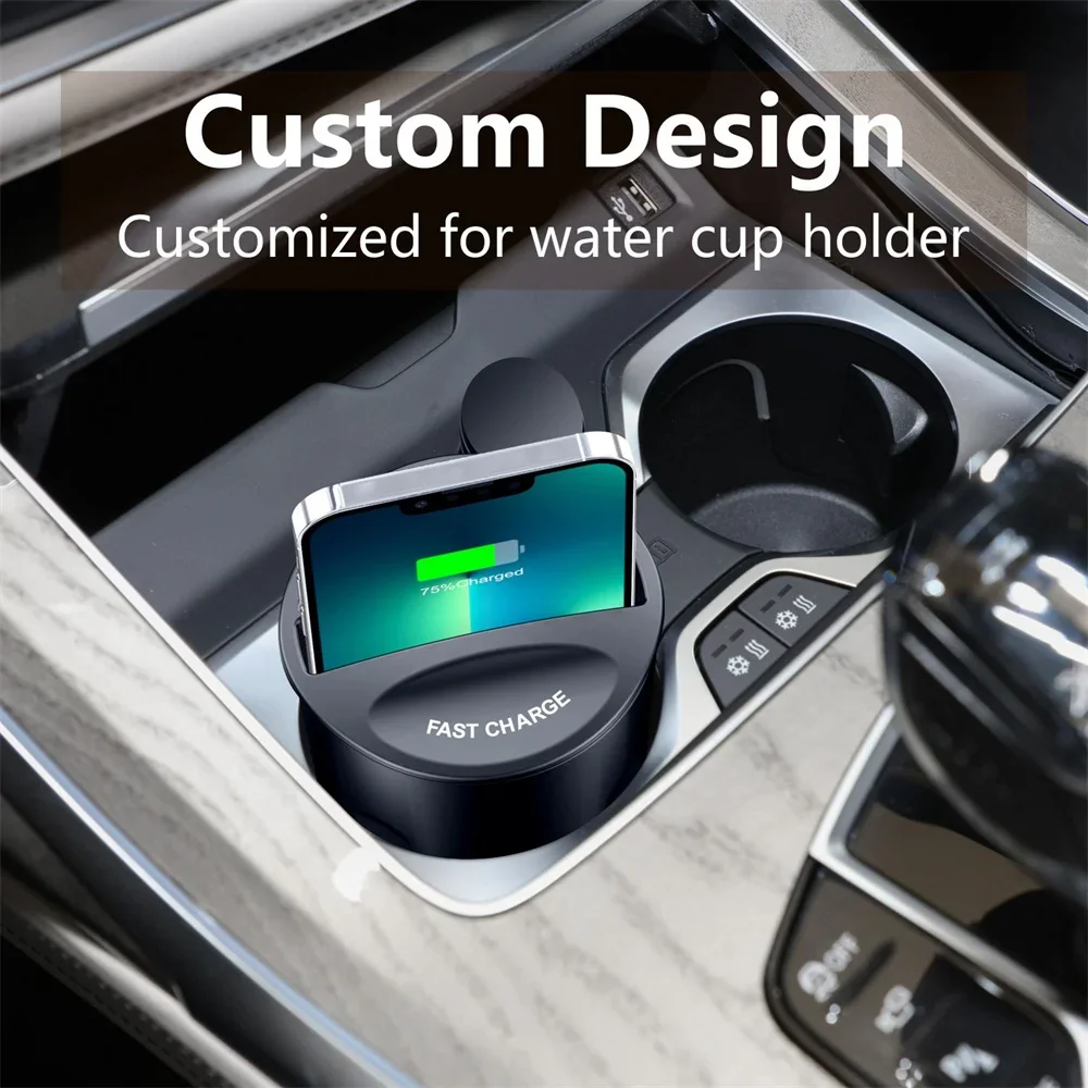 Car-Cup-Type-Phone-Holder-Fast-QI-Wireless-Car-Charge-Multifunctional ...