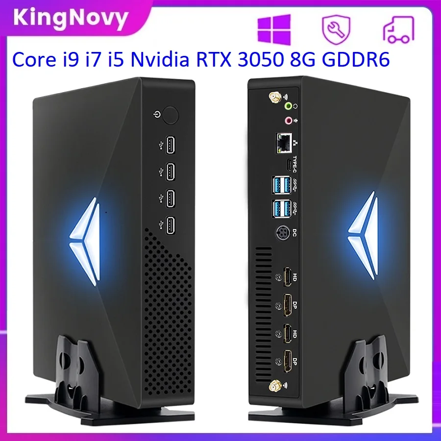 KingNovy-mini-gamer-PC-intel-core-i9-i7-i5-MV200-Nvidia-RTX-3050-8G ...