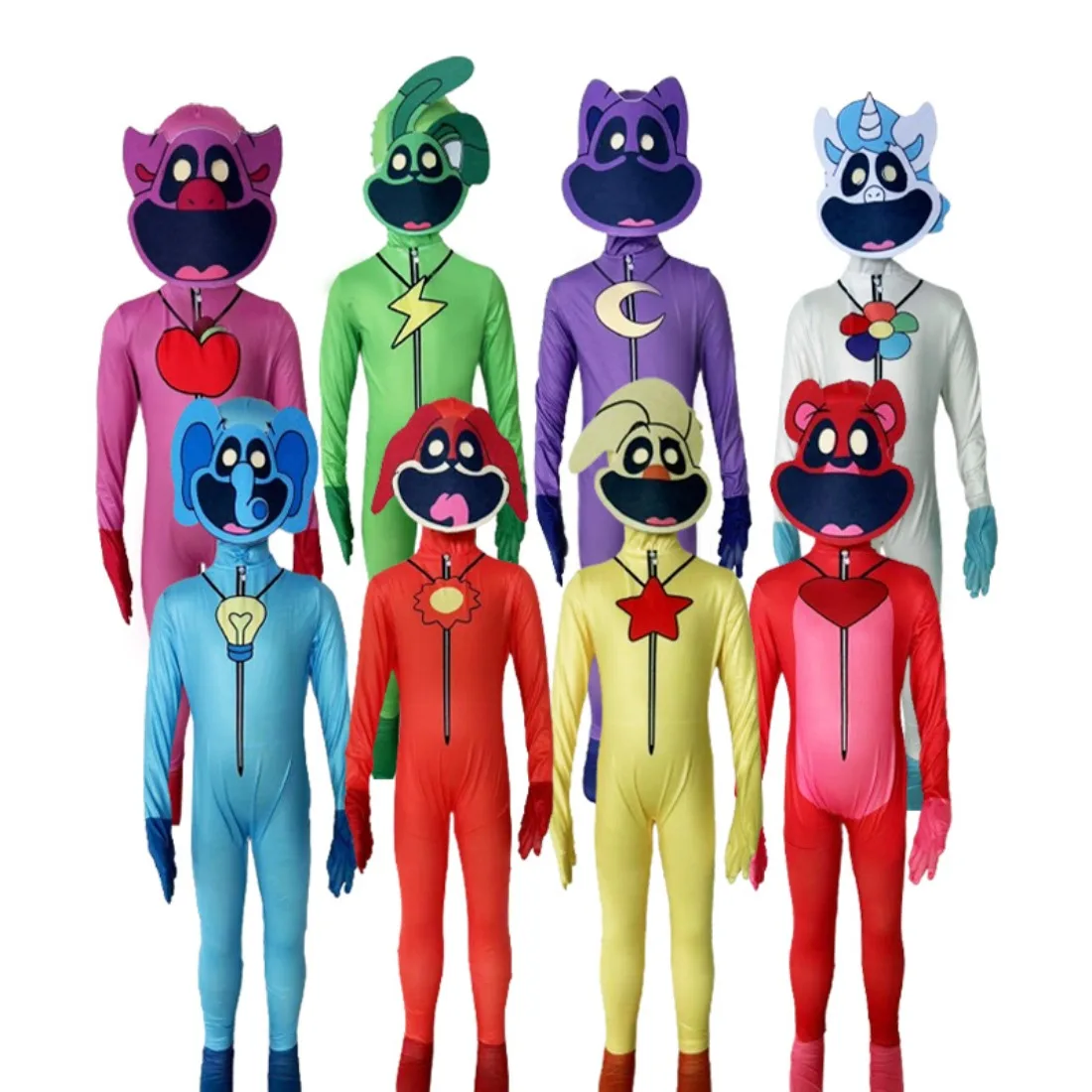 Poppy-Adult-Kids-Clothing-Set-Halloween-Tights-Onesie-Cosplay-Costume ...