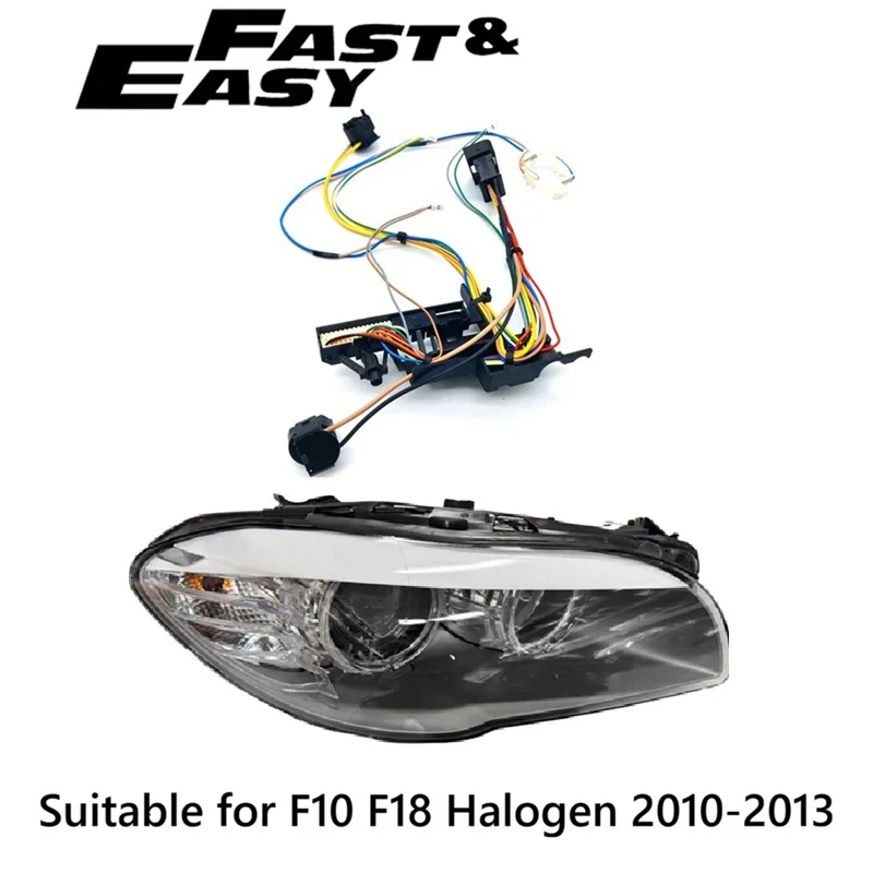 Applicable to BMW 5 series F10 F18 2010-2013 Halogen headlight wiring ...