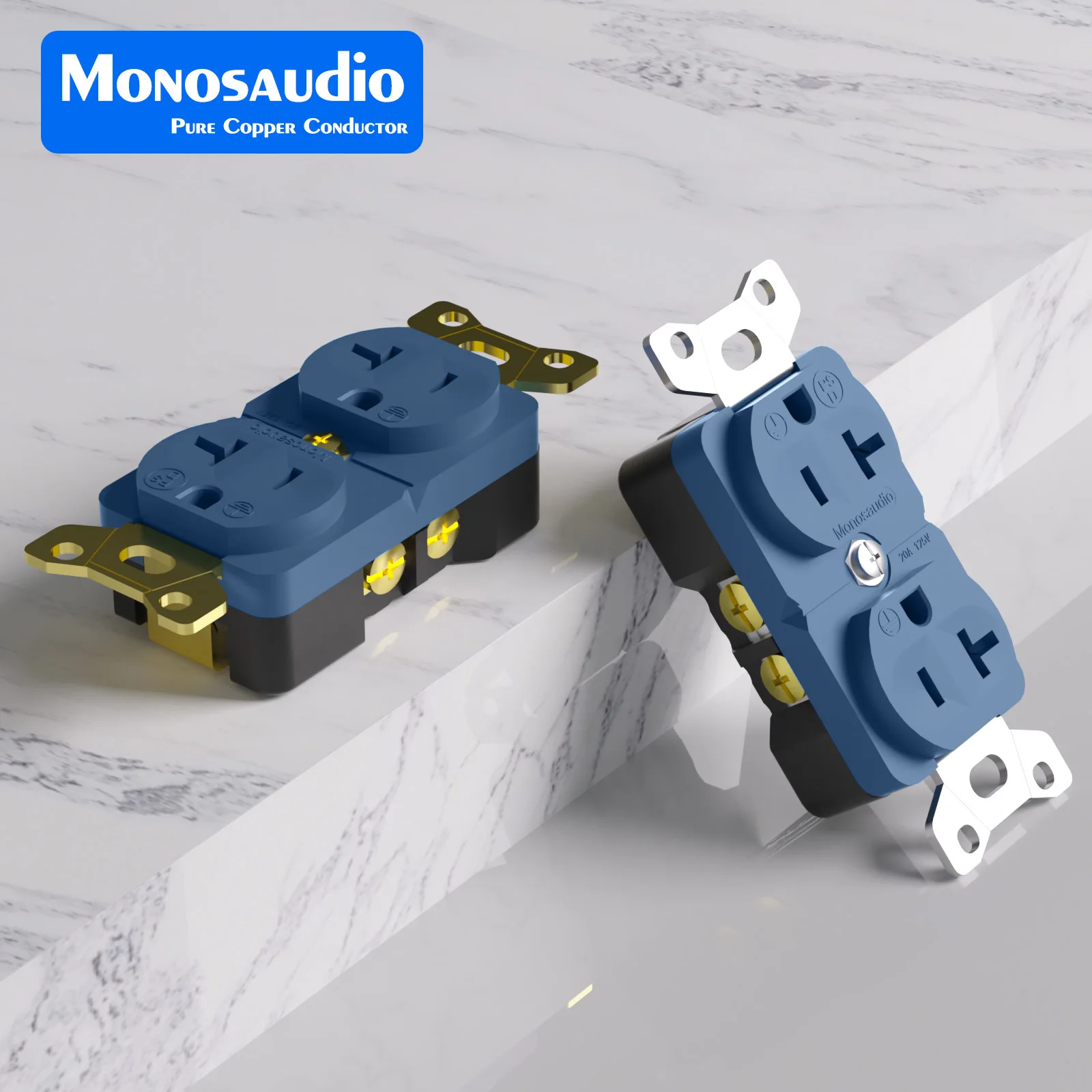 Monosaudio-Dp-2-g-Pure-Copper-Duplex-Ac-Receptacles-Wall-Outlet-Us-Ac ...