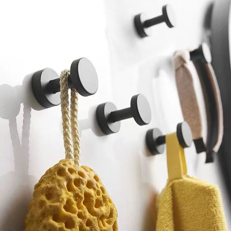 Wall Multi purpose Hooks Keys Clothes Hanger Hook Bathroom Coat Towel ...