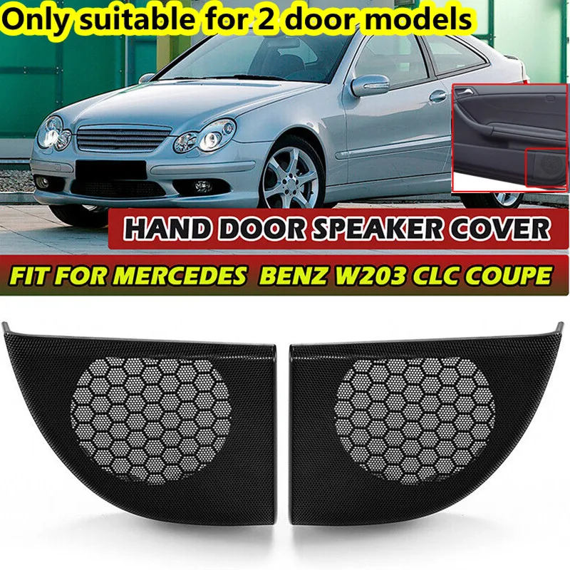 Pair-Car-Side-Hand-Door-Speaker-Cover-Trim-A20372703889051-For-Mercedes ...