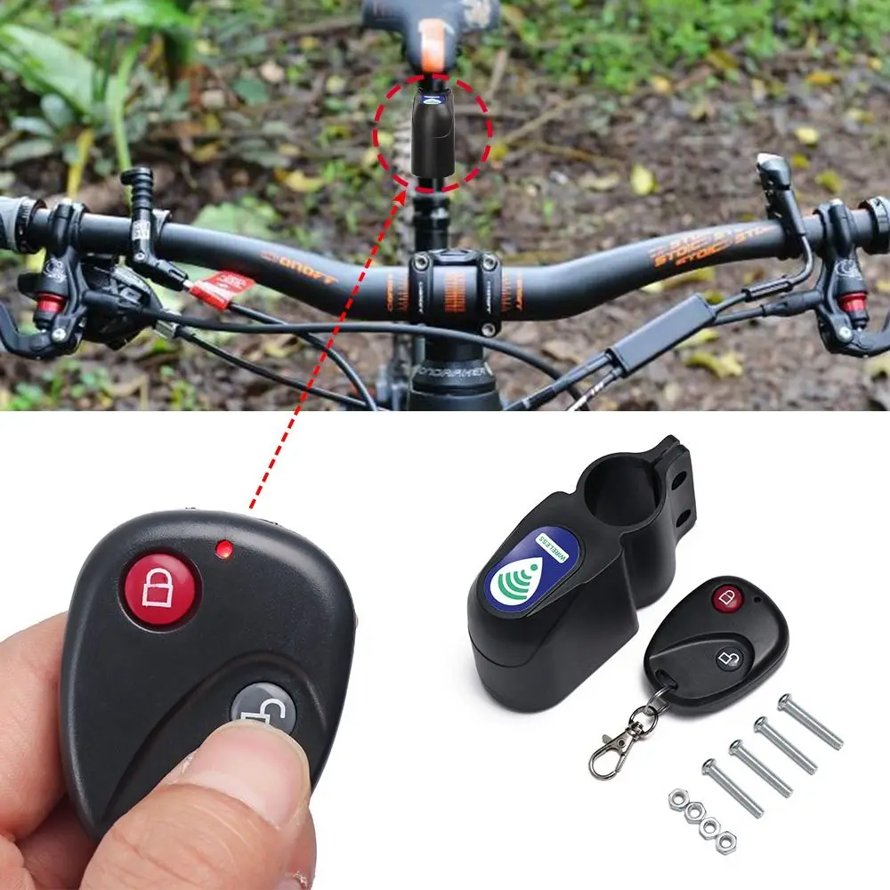 Wireless-MTB-Remote-Control-Cycling-Accessories-Security-Alerter-Bike ...