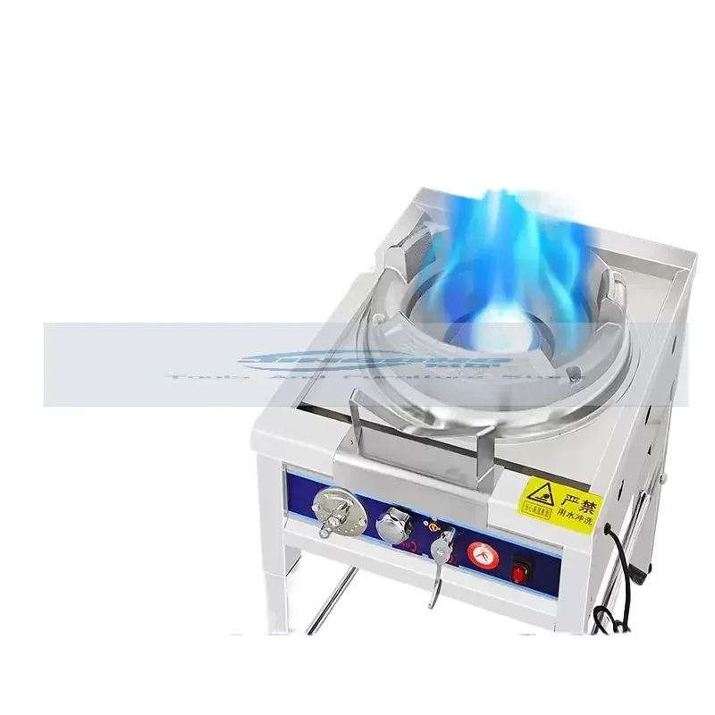 Stainless-Steel-Fierce-Fire-Stove-Commercial-Wok-Gas-Burner-High ...