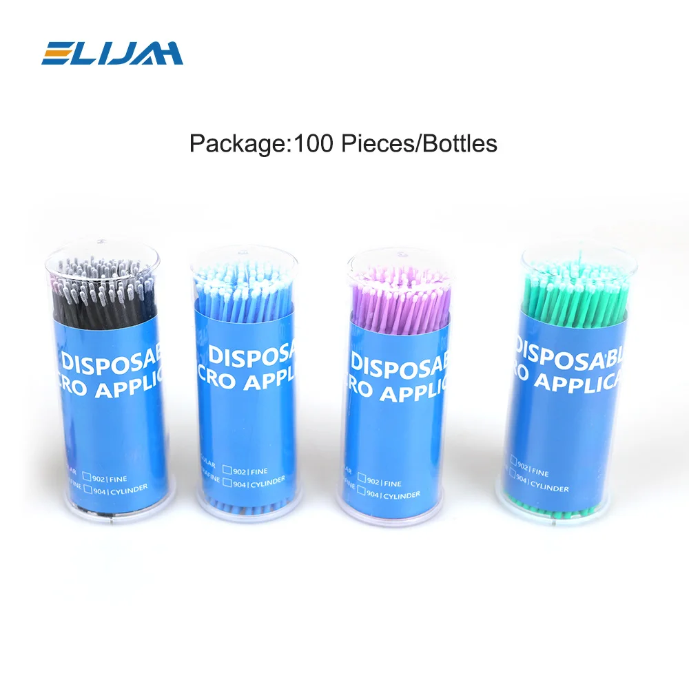 100pcs Bottle Dental Micro Brush Denspay Dental Disposable Micro