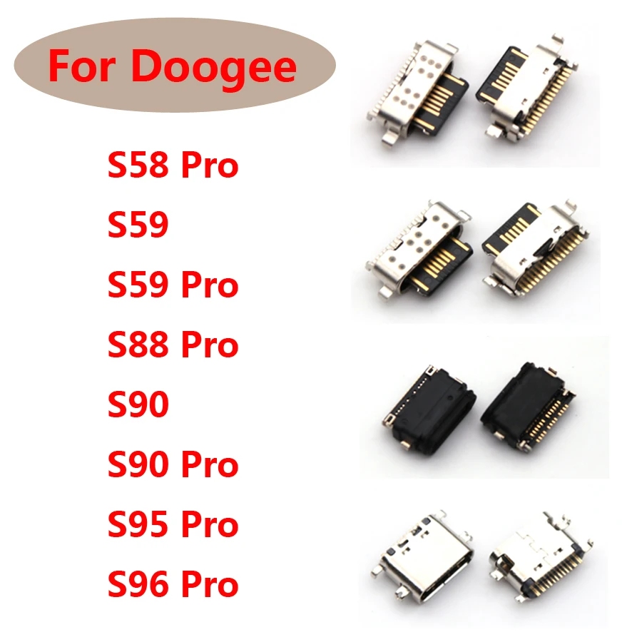 2pcs Type C Charger Jack Micro USB Charging Port Dock Connector Socket ...