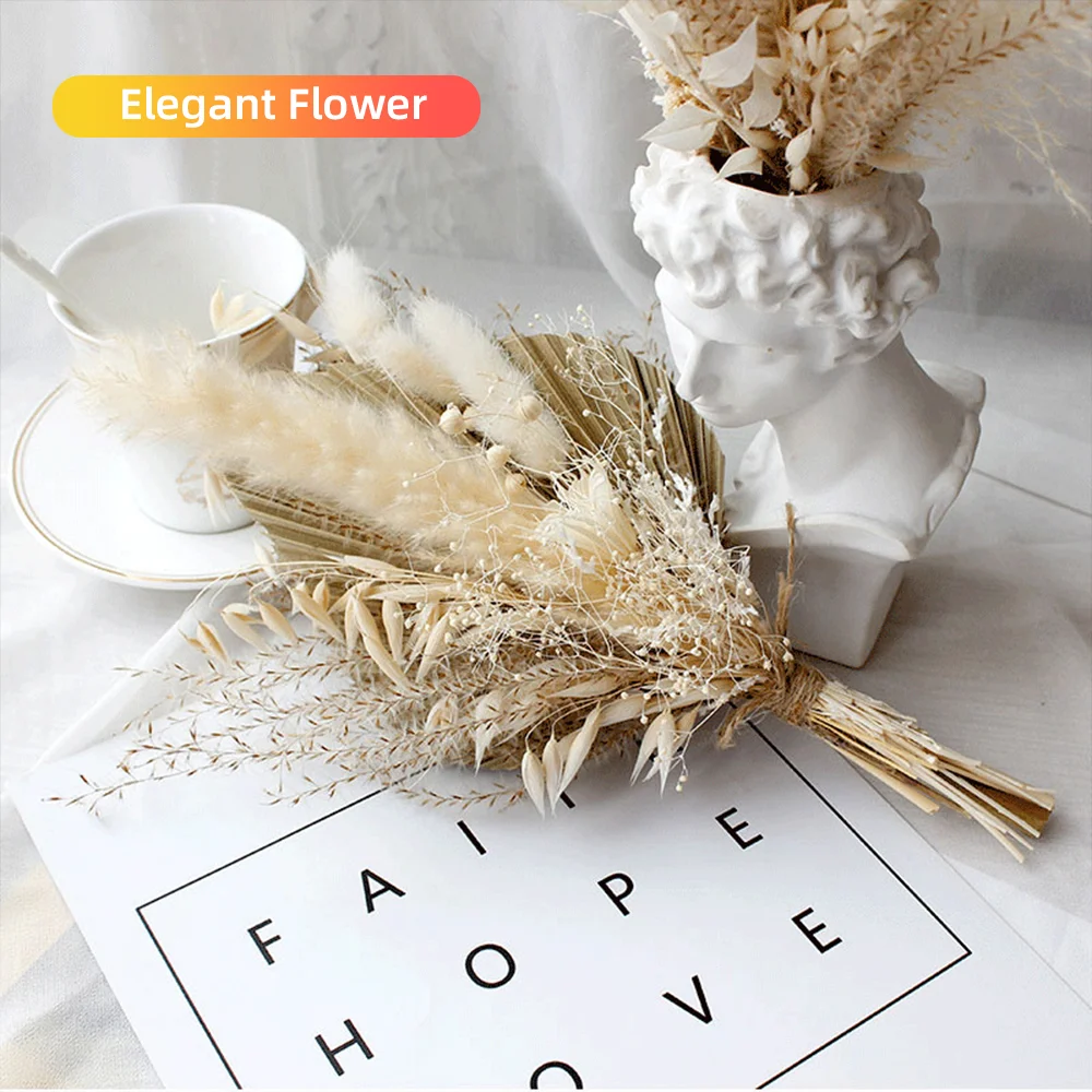 Real-Natural-Dried-Flowers-Country-Home-Decoration-Dry-Flowers-Reed-for ...