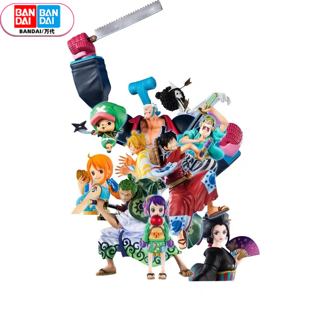 BANDAI In stock Original Figuarts ZERO ONE PIECE Great Route Wano ...