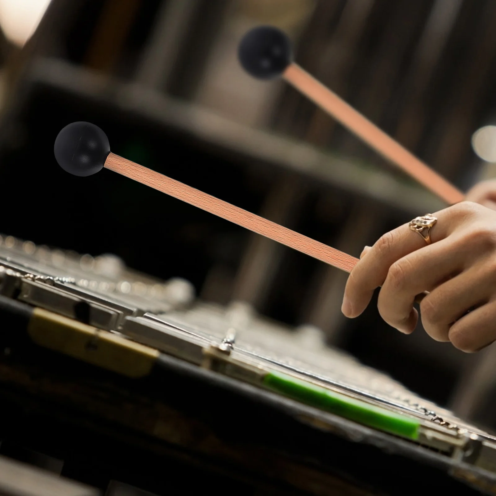 Drum Sticks Wood Mallet Xylophone Sticks Wooden Percussion Glockenspiel ...