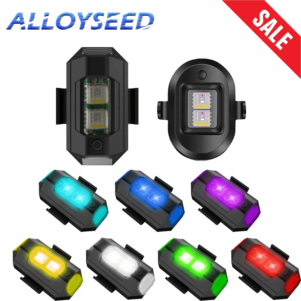 Universal-LED-Drone-Strobe-Light-7-Colors-Mini-Anti-collision-Warning ...