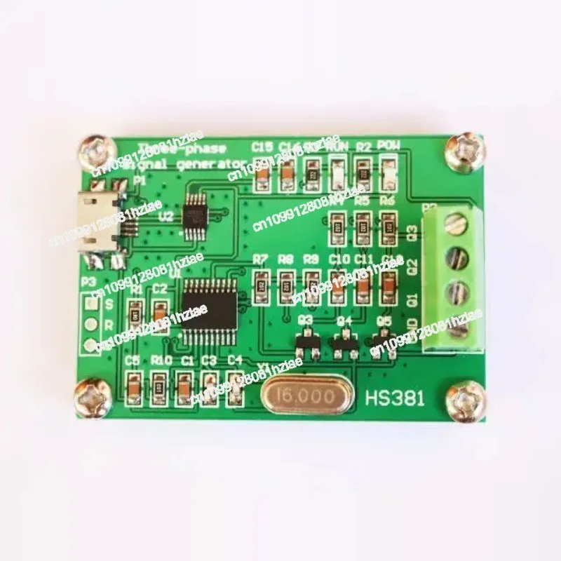 USB Three-phase Sine Signal Generator with Adjustable Phase Range of 0 ...