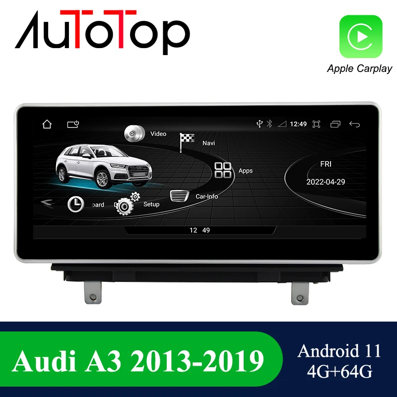 Rádio multimídia do carro do sistema do andróide 11 de autotop para ...