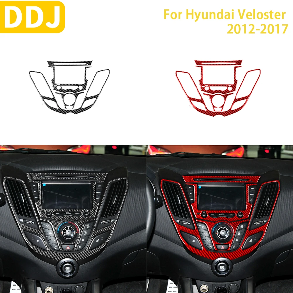For-Hyundai-Veloster-2012-2017-Accessories-Carbon-Fiber-Car-Interior ...