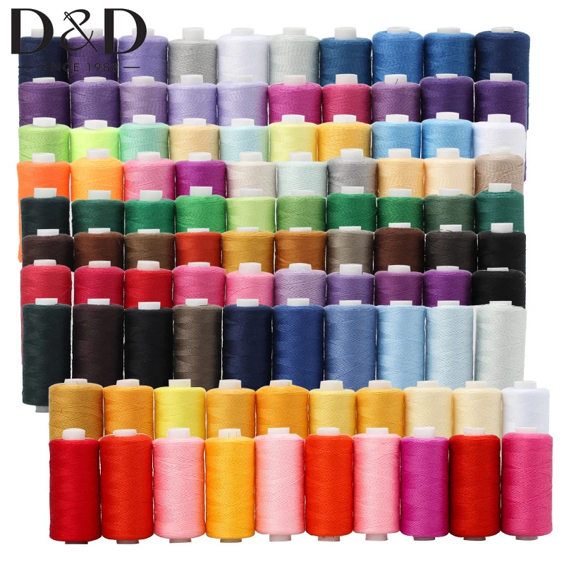6-10Pcs-400Yards-Polyester-Yarn-Sewing-Thread-Color-Hand-Embroidery ...