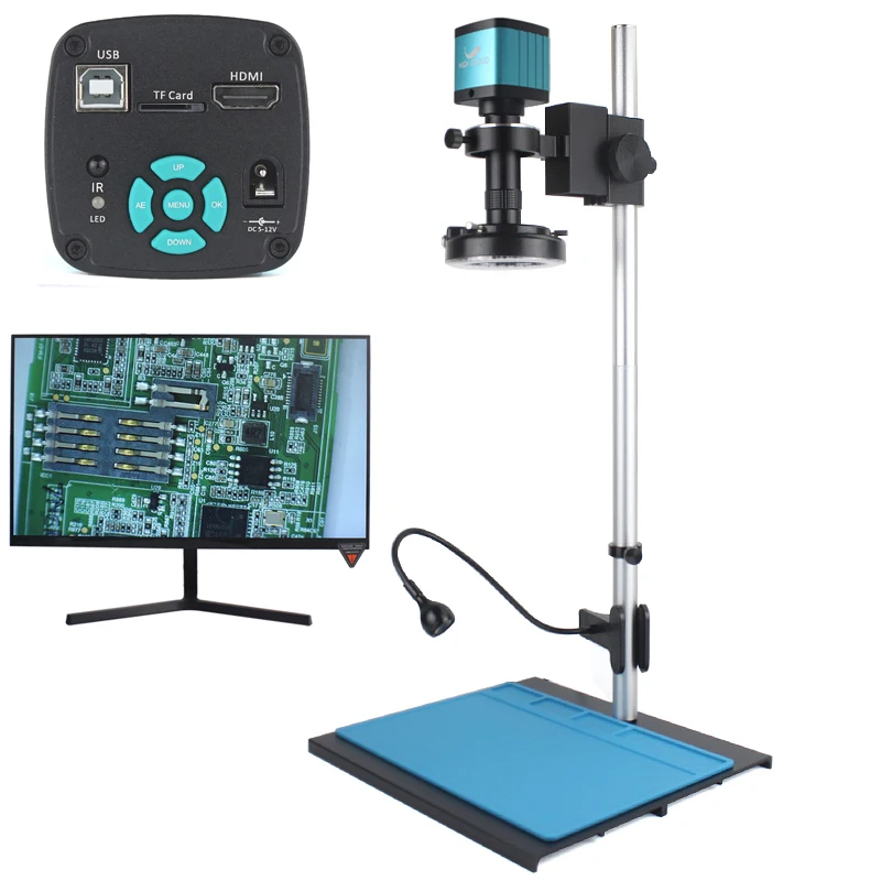 48MP-4K-60FPS-HDMI-USB-Industrial-Video-Microscope-Digital-Microscope ...