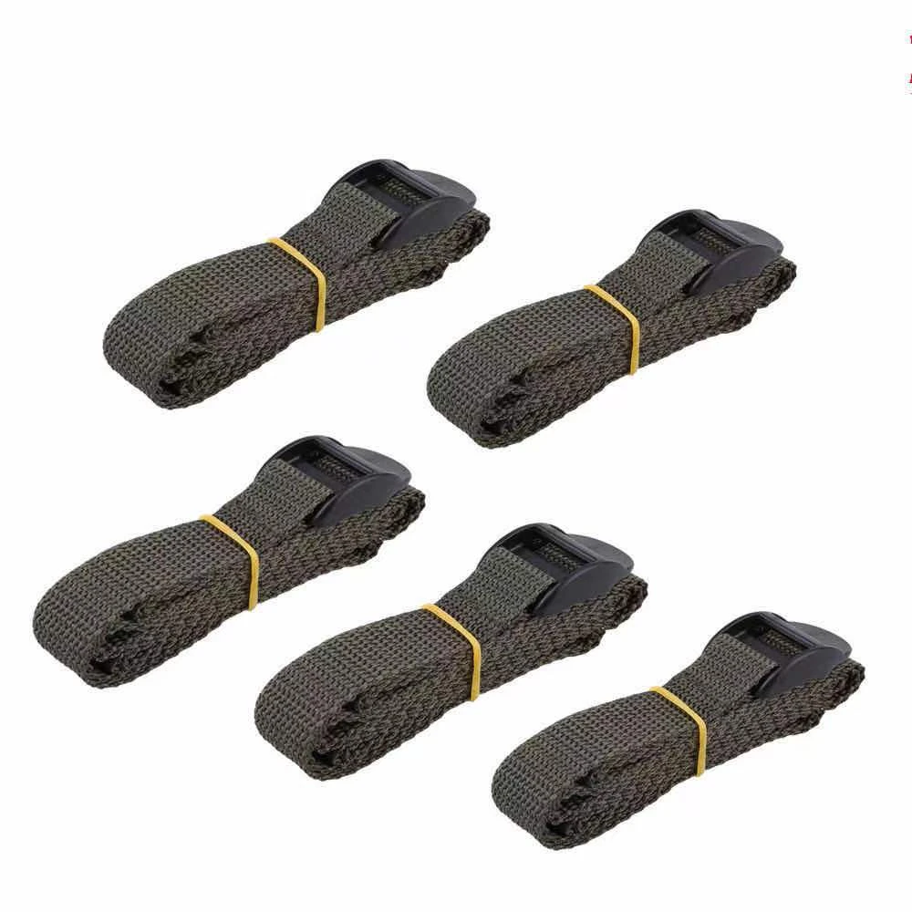 Black Durable Nylon 0.5~3m Travel Tied Cargo Tie Down Luggage Lash Belt ...